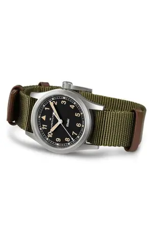 Hamilton Khaki Field Strap Watch - Black