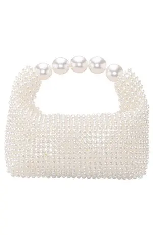Nina Kiki Faux Pearl Handle Bag