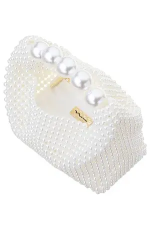 Nina Kiki Faux Pearl Handle Bag