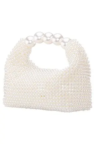 Nina Kiki Faux Pearl Handle Bag