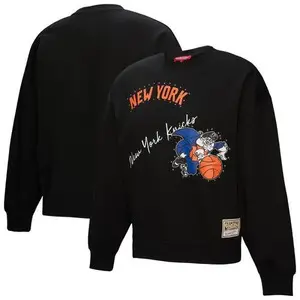 Mitchell & Ness New York Knicks Hardwood Classics Home Team Pullover Sweatshirt