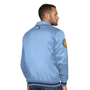 Tommy Hilfiger Memphis Grizzlies Varsity Jacket - Light Blue