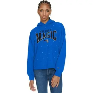 Tommy Hilfiger Orlando Magic Stella Cropped Pullover Hoodie - Blue