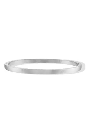 Ben Oni Polished Bangle Bracelet - Silver