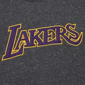 Mitchell & Ness Los Angeles Lakers Snow Washed Vintage Logo Pullover Sweatshirt
