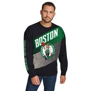 Tommy Hilfiger Boston Celtics Lucas Long Sleeve T-shirt - Black