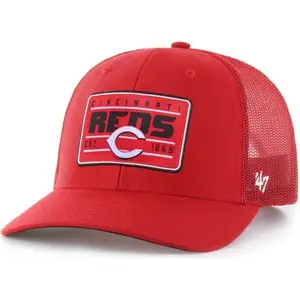 '47 Cincinnati S Hardline Trucker Adjustable Hat - Red