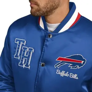 Tommy Hilfiger Buffalo Bills Dante Full-snap Satin Jacket