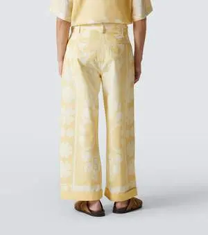 Commas Seaside Printed Trousers