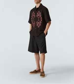 Commas Reflection Embroidered Shirt