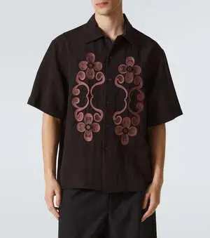 Commas Reflection Embroidered Shirt