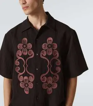 Commas Reflection Embroidered Shirt