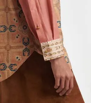 Valentino Garavani Voyage Imaginaire Cotton Muslin Blouse