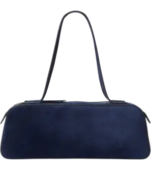 Khaite Simona Suede Shoulder Bag - Blue