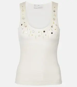 XU ZHI Embellished Tank Top