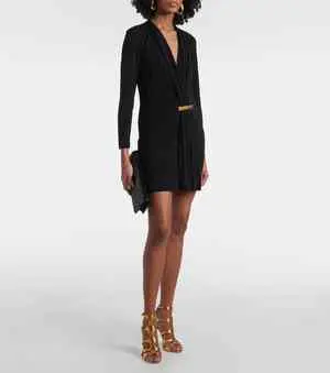 TOM FORD Draped Crêpe Jersey Cocktail Dress