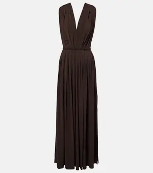 Max Mara Pleated Evening Dresses