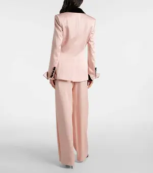 Nina Ricci Twill Double-breasted Blazer