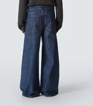 ERL Indiana Wide-leg Jeans