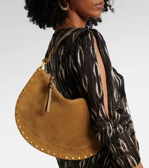 Isabel Marant Étoile Oskan Soft Zipped Shoulder Bag - Beige