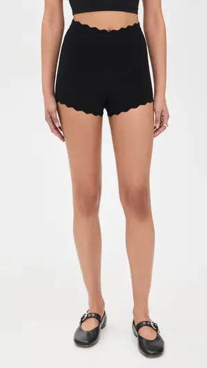 NIA Mazzy Knit Shorts - Black