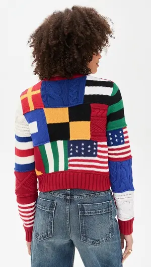 Polo Ralph Lauren Cotton Flag Pullover Sweater