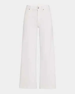 FRAME Le Slim Palazzo Jeans - White