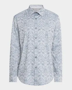 Robert Graham Highland Sport Shirt Slate Blue