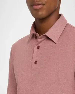 Brioni Apos;s Jersey Pique Polo Shirt - Dkpink