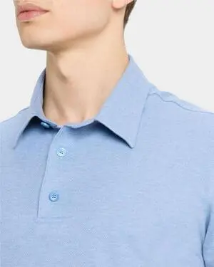 Brioni Apos;s Jersey Pique Polo Shirt - Light Blue