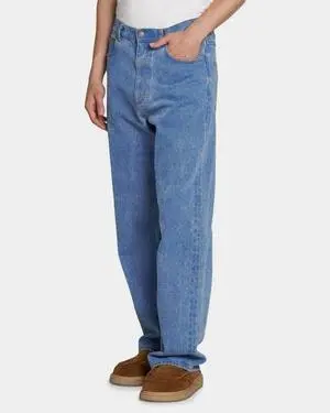 Marni Stonewashed Wide-leg Jeans - Cobalt