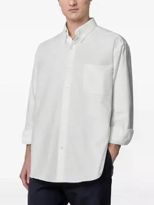 TOD'S Curved-hem Button-up Shirt