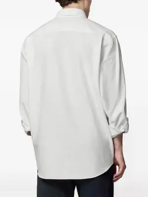 TOD'S Curved-hem Button-up Shirt
