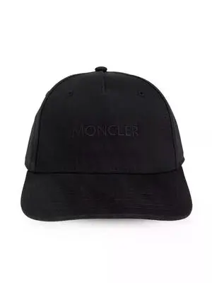 Moncler Embroidered Gabardine Cap
