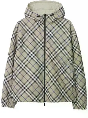 Burberry Checked Reversible Jacket - Neutrals
