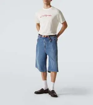 ERL Indiana Denim Bermuda Shorts