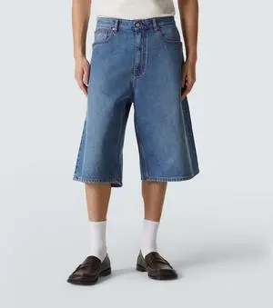 ERL Indiana Denim Bermuda Shorts