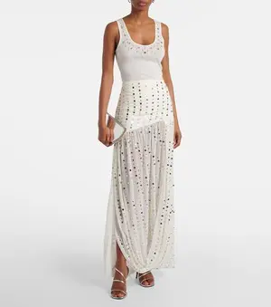 XU ZHI Embellished Tank Top