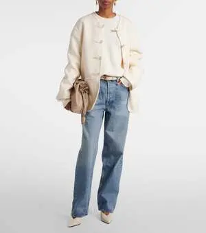AGOLDE Henson Mid-rise Wide-leg Jeans - Blue