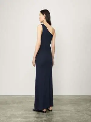 LISA YANG STORE Oliva One-shoulder Maxi Dress