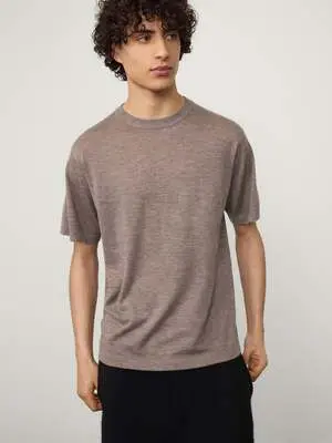 LISA YANG Johannes T-shirt - Deep Truffle