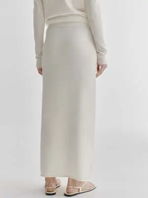 LISA YANG Charlotta Maxi Skirt - Salt