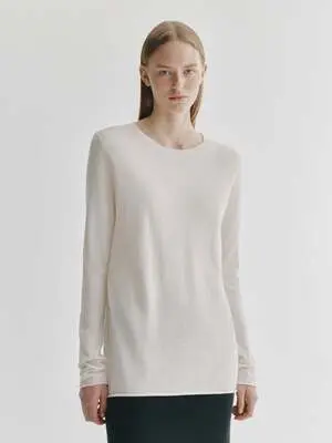 LISA YANG The Maurie Sweater - Salt