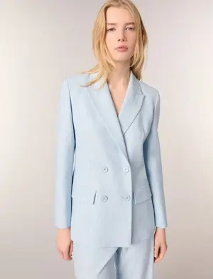 Maje Viscose Suit Jacket