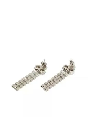 JIL SANDER Crystal-embellished Drop Earrings