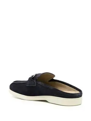 FERRAGAMO Logo Loafers - Blue