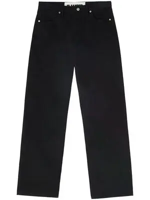 JIL SANDER Loose Fit Jeans - Black