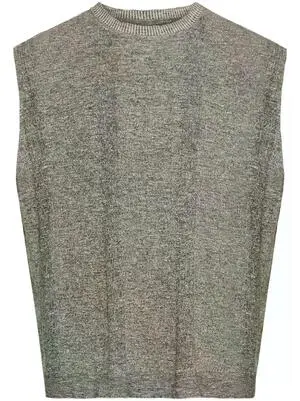 MAISON MARGIELA Chiné-knit Tank Top
