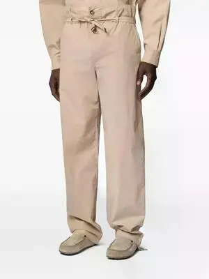 TOD'S Belted Straight-leg Trousers