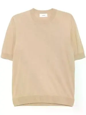 LARDINI Cotton T-shirt - Brown